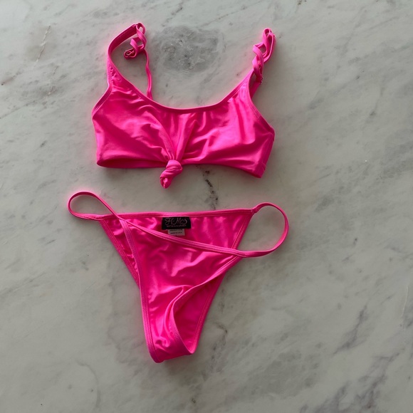Hot Miami Styles | Swim | Hot Miami Styles Neon Pink Bikini | Poshmark